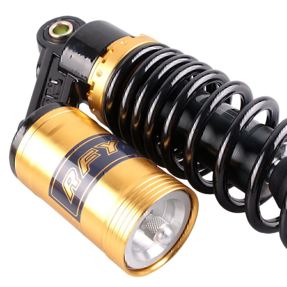 320mm Rear Air Shocks Absorber Suspension Damper Universal Black Gold ...