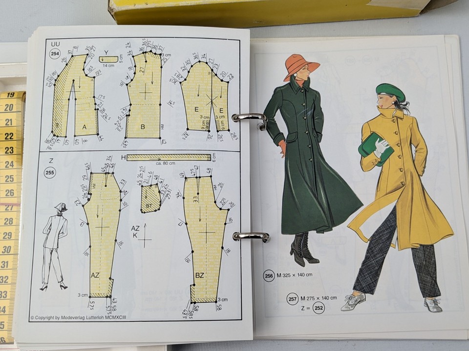 Lutterloh System International Golden Rule Pattern Making Kit FREE SHIPPING | eBay