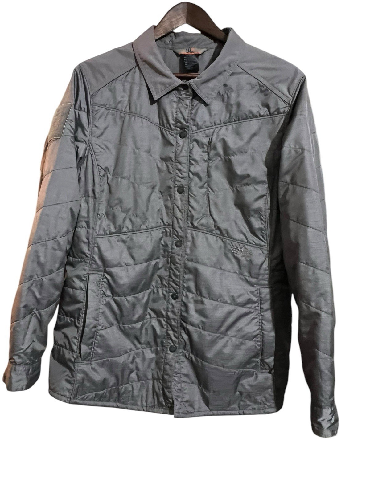 511 Tactical Men’s Gray Canvas Field Jacket Size XL - Gem