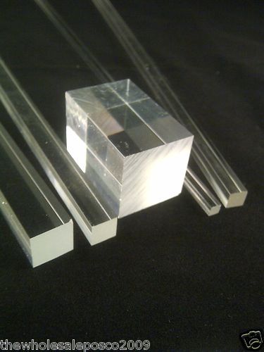 Acrylic Perspex® Rod & Tube Clear Plastic Round Square Bar Hollow ...