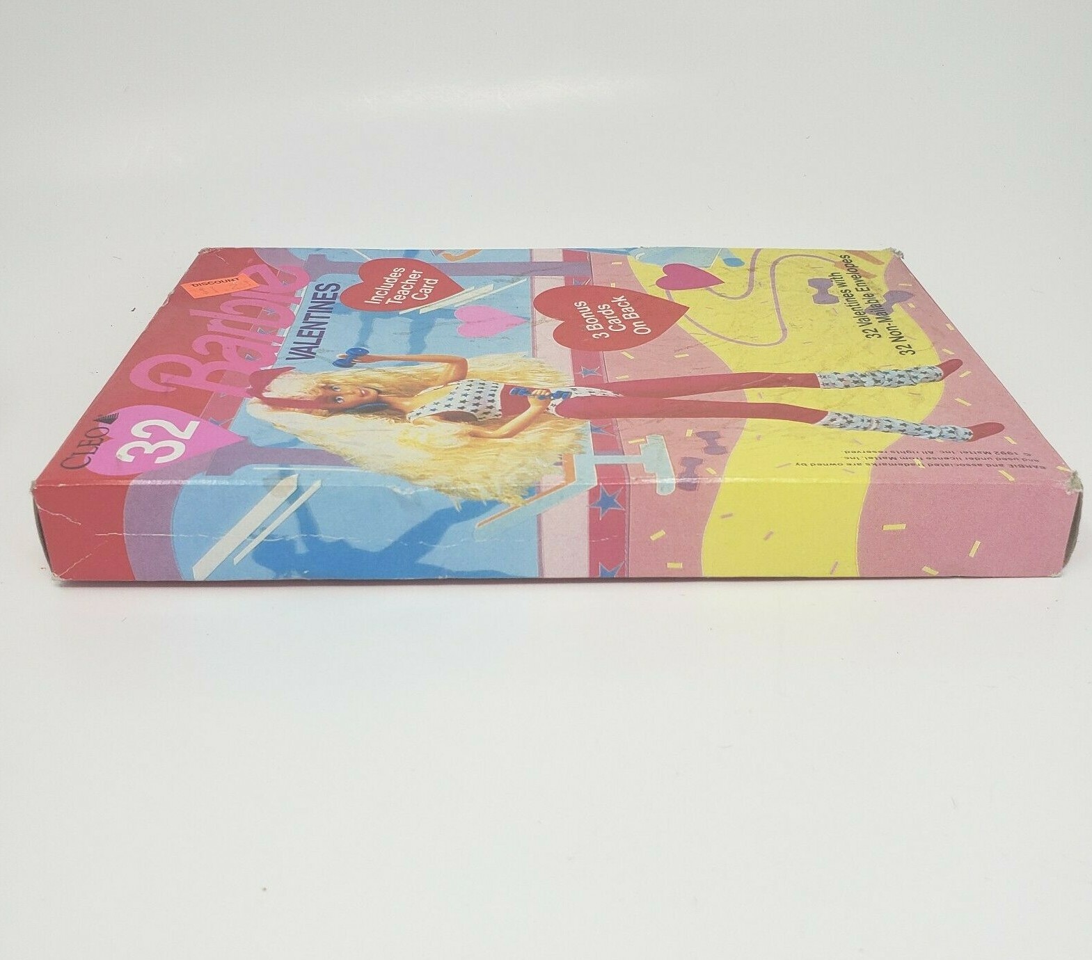 VINTAGE 1992 CLEO BARBIE DOLL VALENTINES IN BOX 32 CARDS & ENVELOPES ...