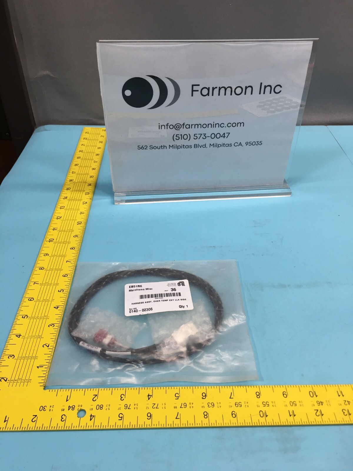 AMAT 0140-02306 HARNESS ASSEMBLY CABLE, OVER TEMP EXT LLA SIDE, 141457 ...