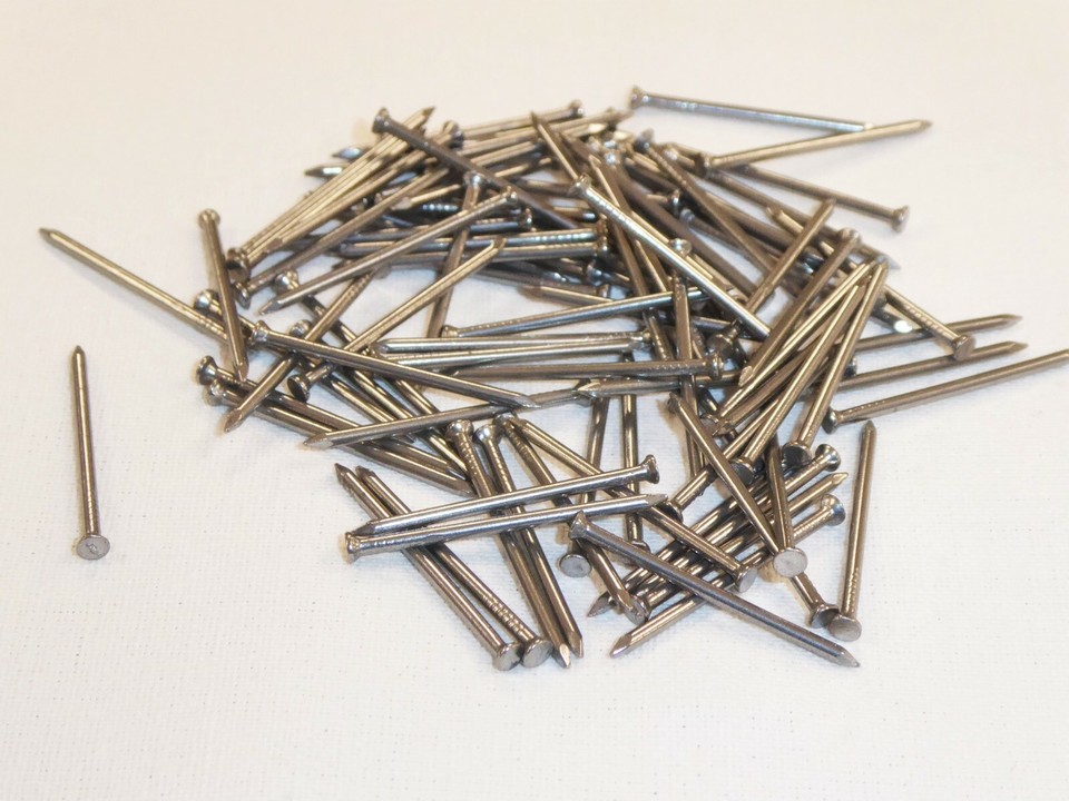 PANEL PINS TACKS HARDBOARD NAILS Sizes 20mm 25mm 30mm 40mm Bright Steel ...