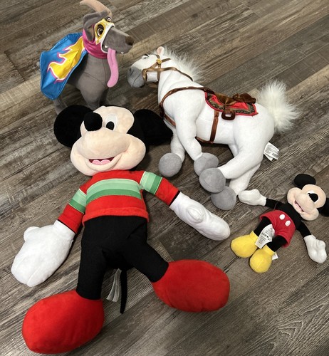 Disney Plush Lot, Mickey Mouse, Tangled Maximus Horse, Coco Dog | eBay