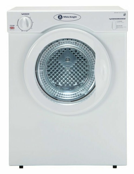 White Knight C37AW 3kg Compact Vented Tumble Dryer - White for sale ...