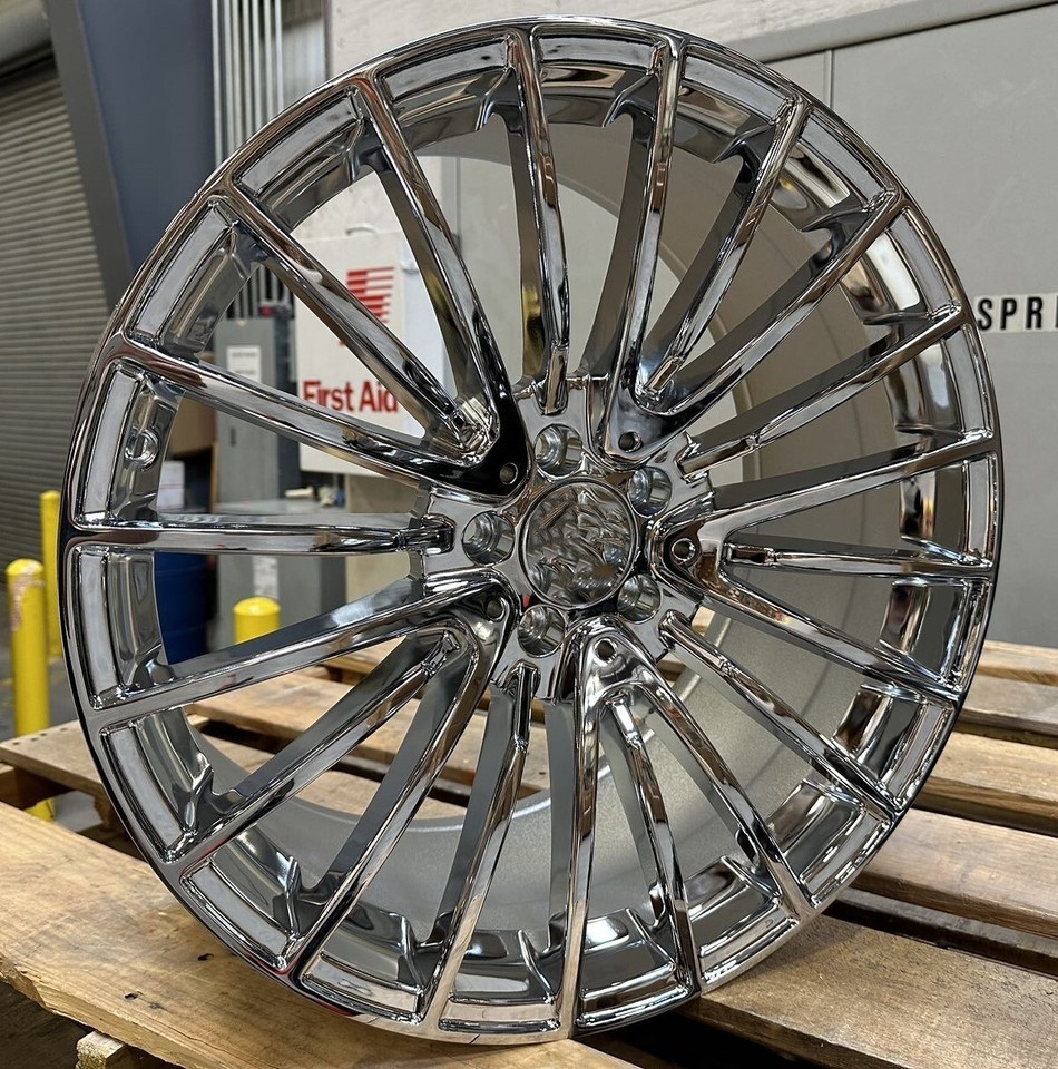 22" CHROME Wheels Rims fit MERCEDES BENZ AMG GLE450 GLE580 GLE53 GLS63 ...