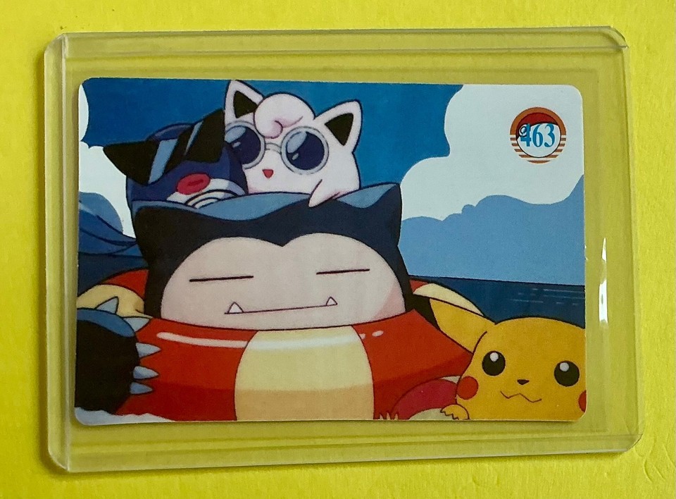 PIKACHU MEW CHARMANDER Pokemon Pocket Monsters Vending Prism Sticker NM ...