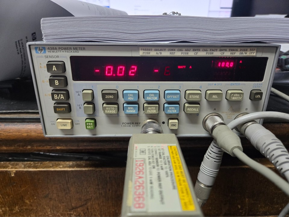 HP Agilent Keysight 438A Dual Channel Power Meter W/Option 002 TESTED+ ...