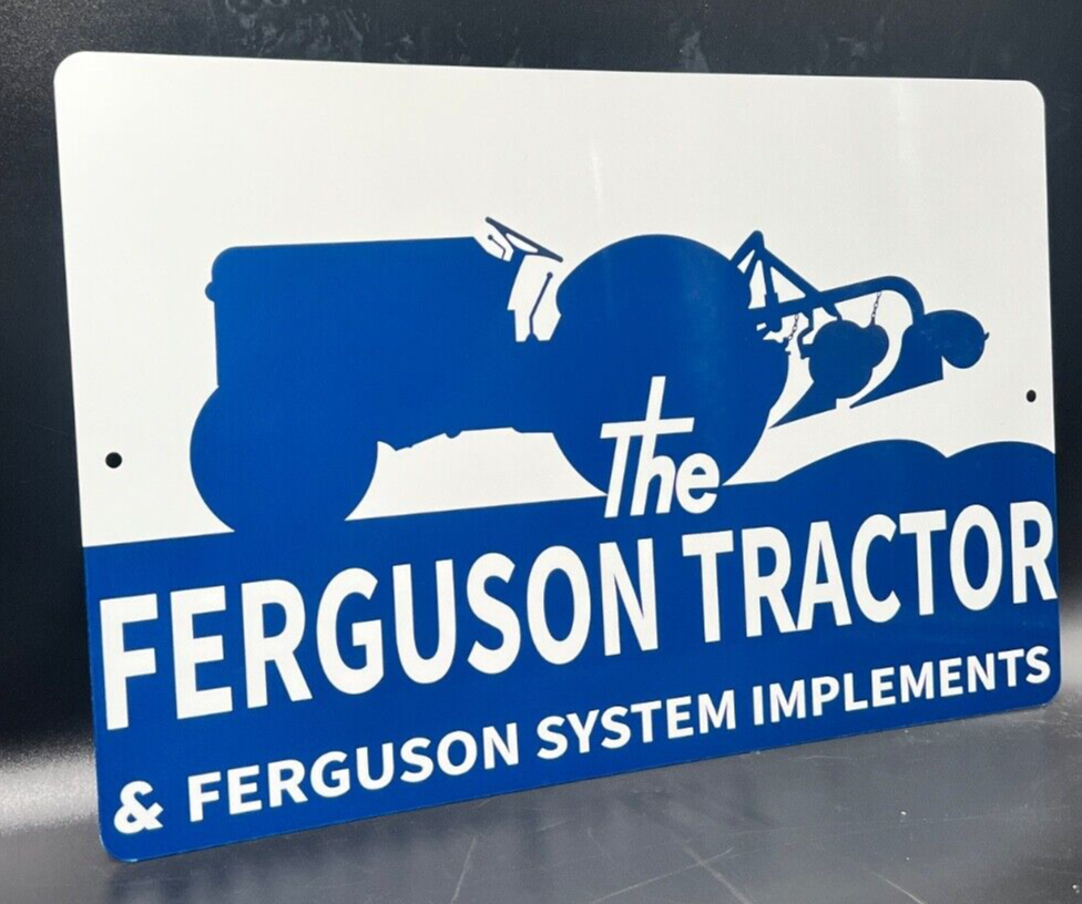 Ferguson Farm Tractor & Ferguson System Implements Aluminum Metal Sign ...