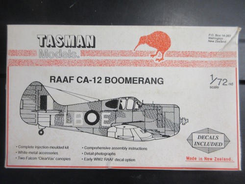 TASMAN MODELS 1/72 RAAF CA-12 BOOMERANG w/metal parts | eBay