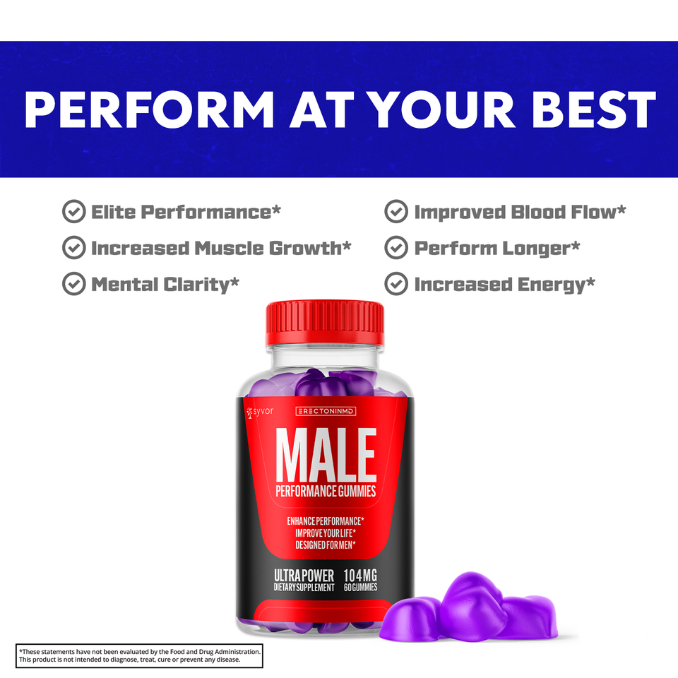 Erectonin MD Advanced Male Performance Formula Vitamin Supplement 60 ...