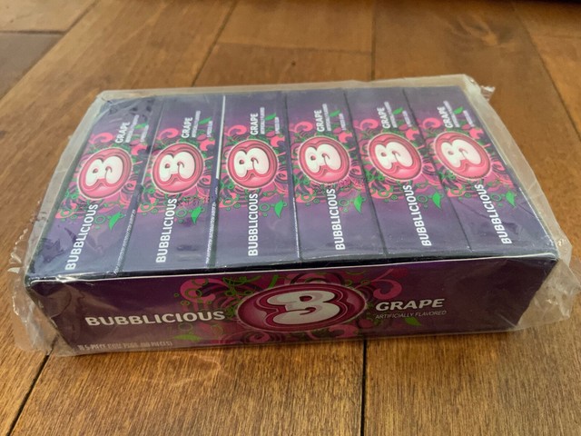 Bubblicious Grape Bubble Gum 5 Pieces Pack of 18 for sale online | eBay