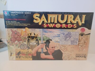 SAMURAI SWORDS SHOGUN MILTON BRADLEY GAMEMASTER SERIES Board Game ...