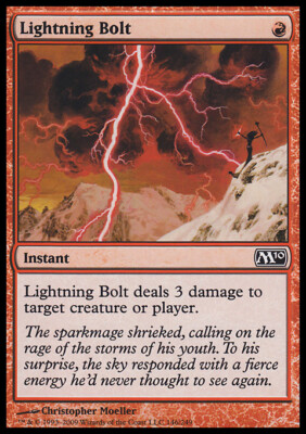 MTG Magic the Gathering Lightning Bolt (146/257) Magic 2010 LP | eBay