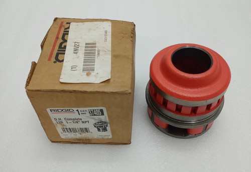 Ridgid 37405 12-R 1-1/4" NPT Alloy RH Threader Die Head Assembly ...