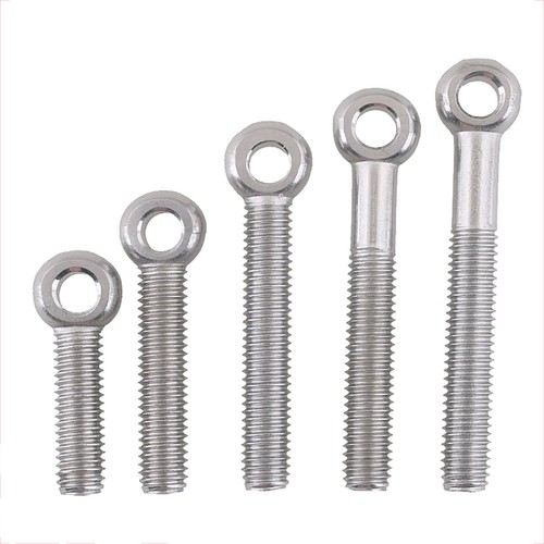 Forged Eye Bolts Threaded Rings M5/6/8/10/12 Resin Catenary Wire ...
