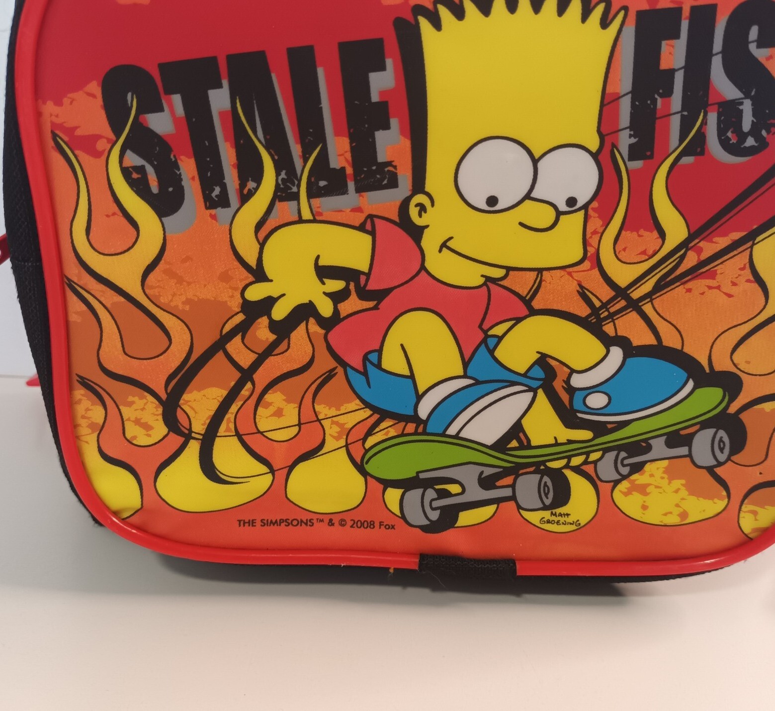 The Simpsons Small Backpack Springfield Skate Park SSP Stalefish Bart ...