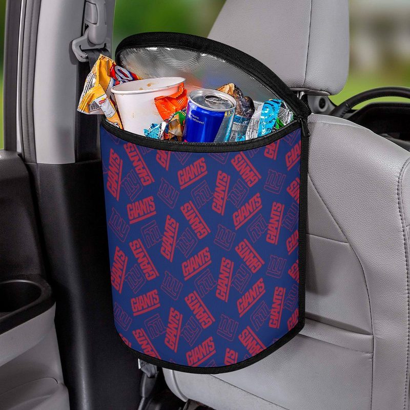 New York Giants Car Waterproof Garbage Storage Bag Car Seat-back ...