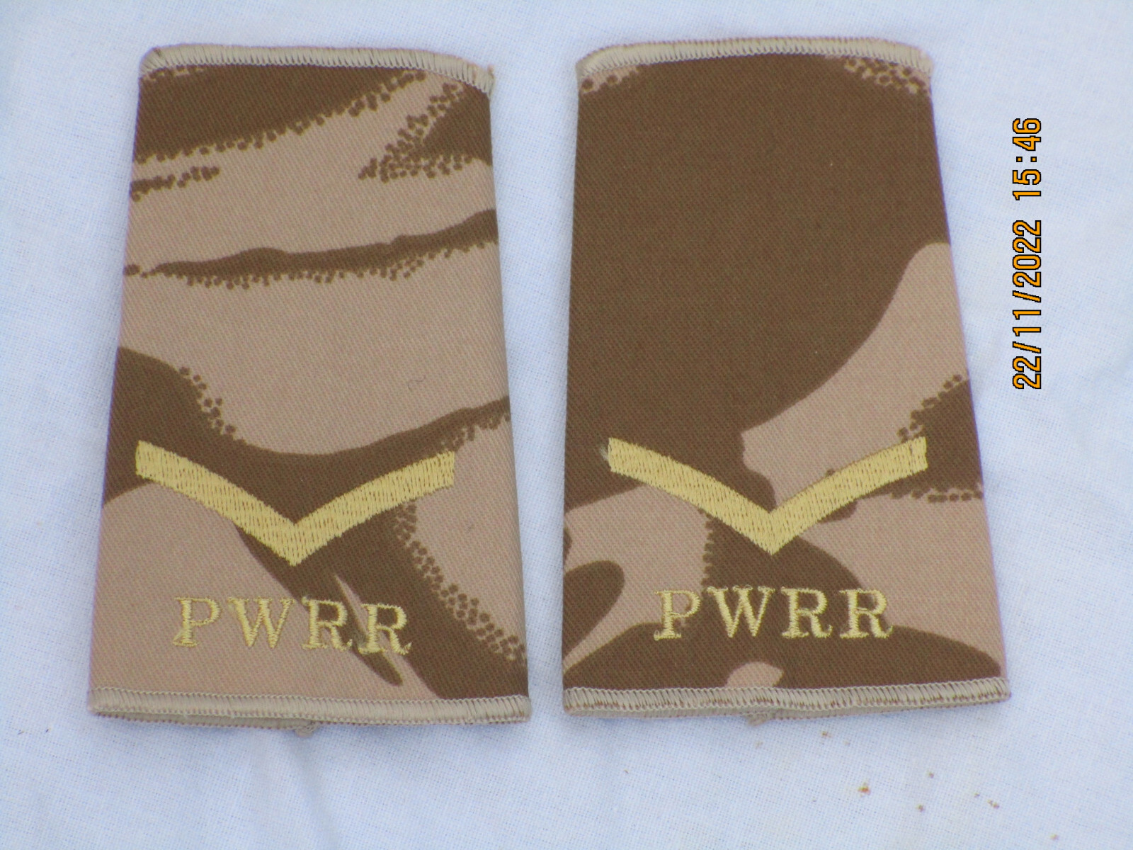 Rank Loops: Lance Corporal, Princess of Wales's Royal Regiment, Desert ...