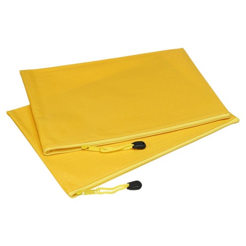 5pcs Waterproof Zipper File Bags, B5 Document Bills Folders Pencil ...