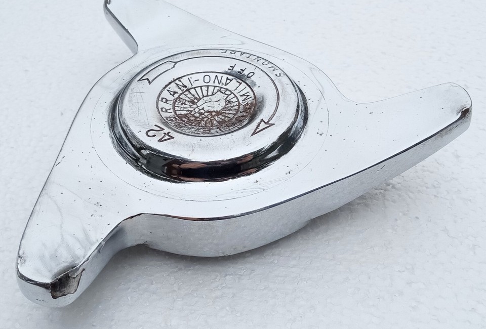 Maserati Mistral Borrani Wheel Knock Off Nut_Curved Ears_RT Side_42 ...