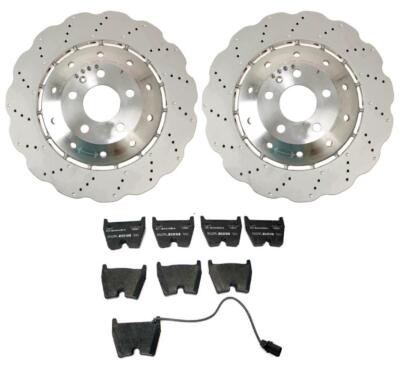 Disc Brake Pad and Rotor Kit - Front (365mm) (Wavy) | eBay