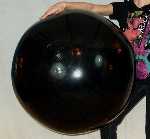 36" METALLICA Inflatable Beach Ball - Jet Black Vinyl Concert Tour ...