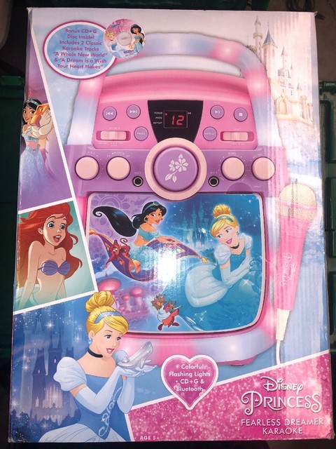 Disney Princess Karaoke Machine Fearless Dreamer Tested Girls Toddler ...