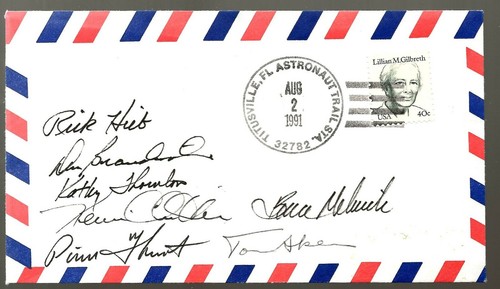 1991 STS-49 Crew Signed Cover Space Shuttle | eBay