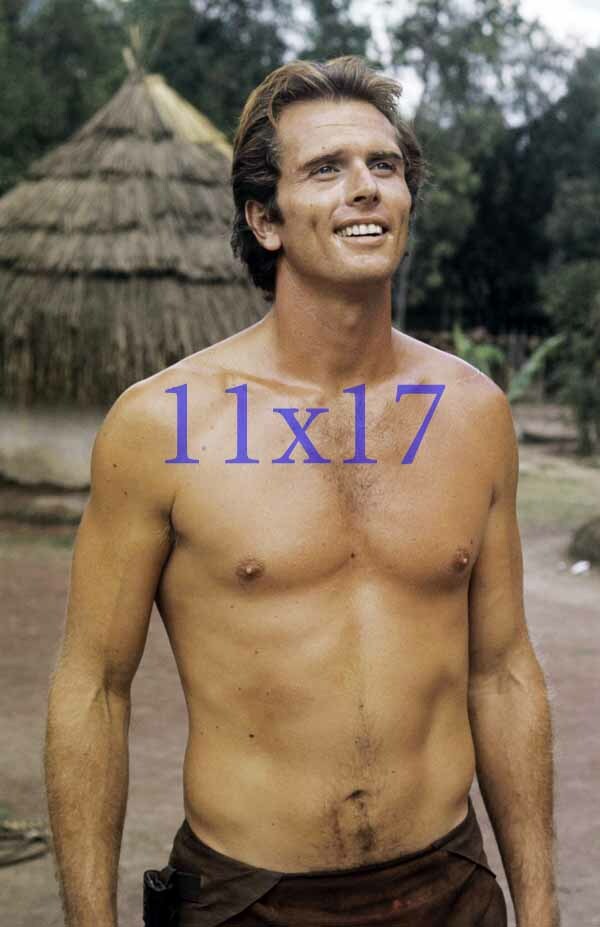 #7574,RON ELY,BARECHESTED,SHIRTLESS,tarzan,11X17 POSTER SIZE PHOTO | eBay
