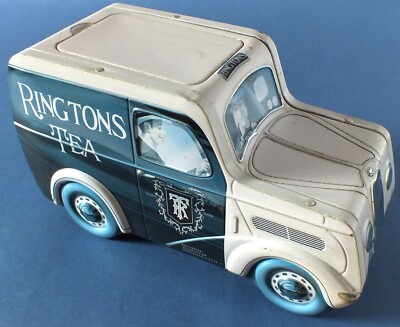 RINGTONS TEA ASSORTED JELLIES TIN. BLUE / GREY VERSION. Delivery van ...