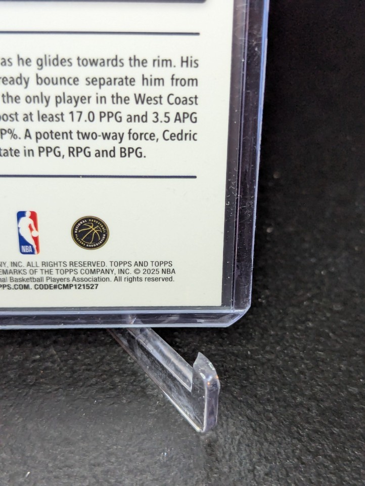 2025-26 Topps Chrome Cedric Howard Ray Wave Yellow Refractor /275 | eBay