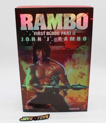 John J Rambo 1/6 Scale Figure MMS06 First Blood Part II Hot Toys ...