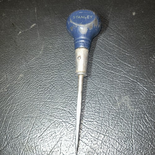 Vintage STANLEY HURWOOD No. 7A Wood Handle Awl Hole Starter Hand Tool ...