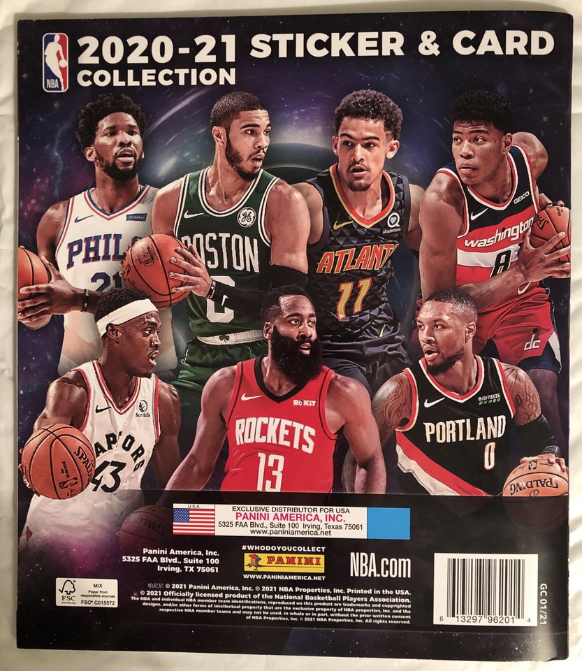 2020-21 Panini NBA Sticker & Card Collection Album - Brand New | eBay