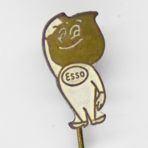 Vintage Esso Man Petrol Gasoline Metal Stick Pin ExxonMobil c1970 | eBay