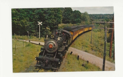 Train Railroad Steamtown USA Steam Excursion Locomotive Museum POSTCARD ...
