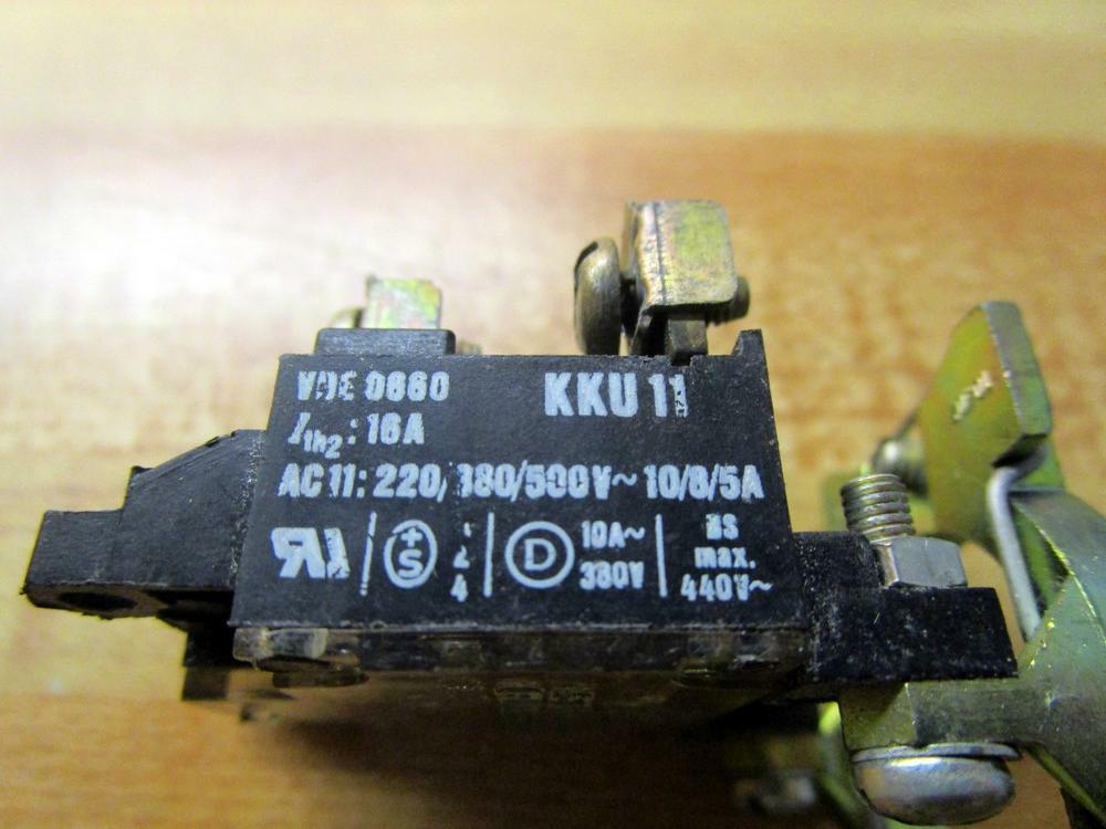 Starkstrom KKU 11 Contact Block W/Collar KKU11 | eBay