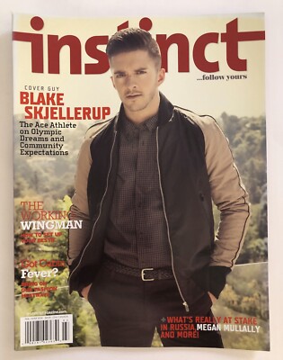 Instinct Magazine February / March 2014 feat. Blake Skjellerup | eBay
