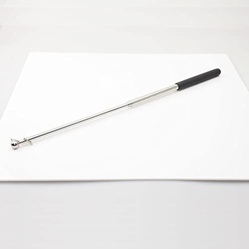 luzen 2Pcs Stainless Steel Telescopic Handheld Flagpoles Teaching Pole ...