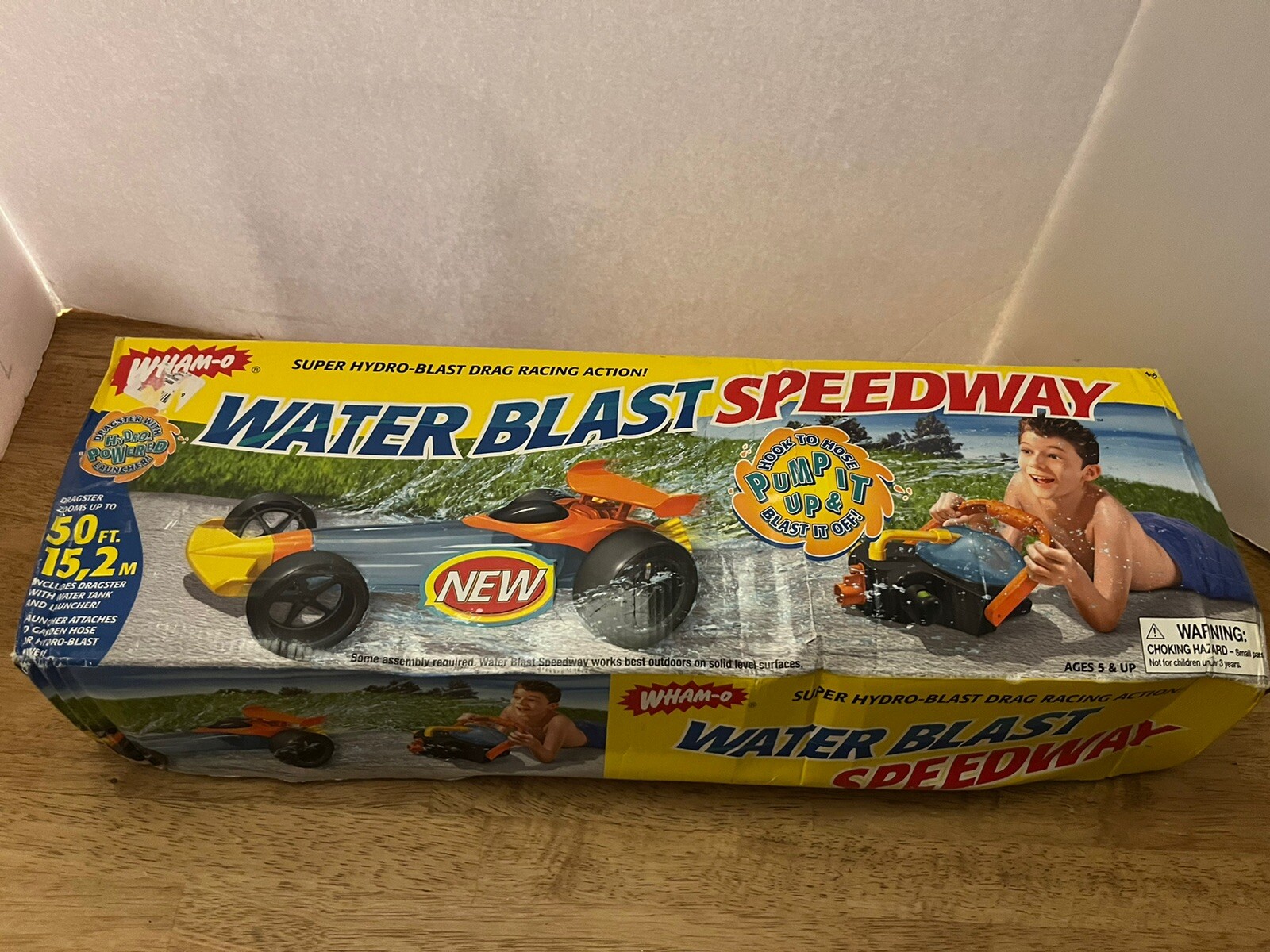️NEW Wham O Water Blast Speedway Hydro Dragster Drag Race Car Kids Yard ...