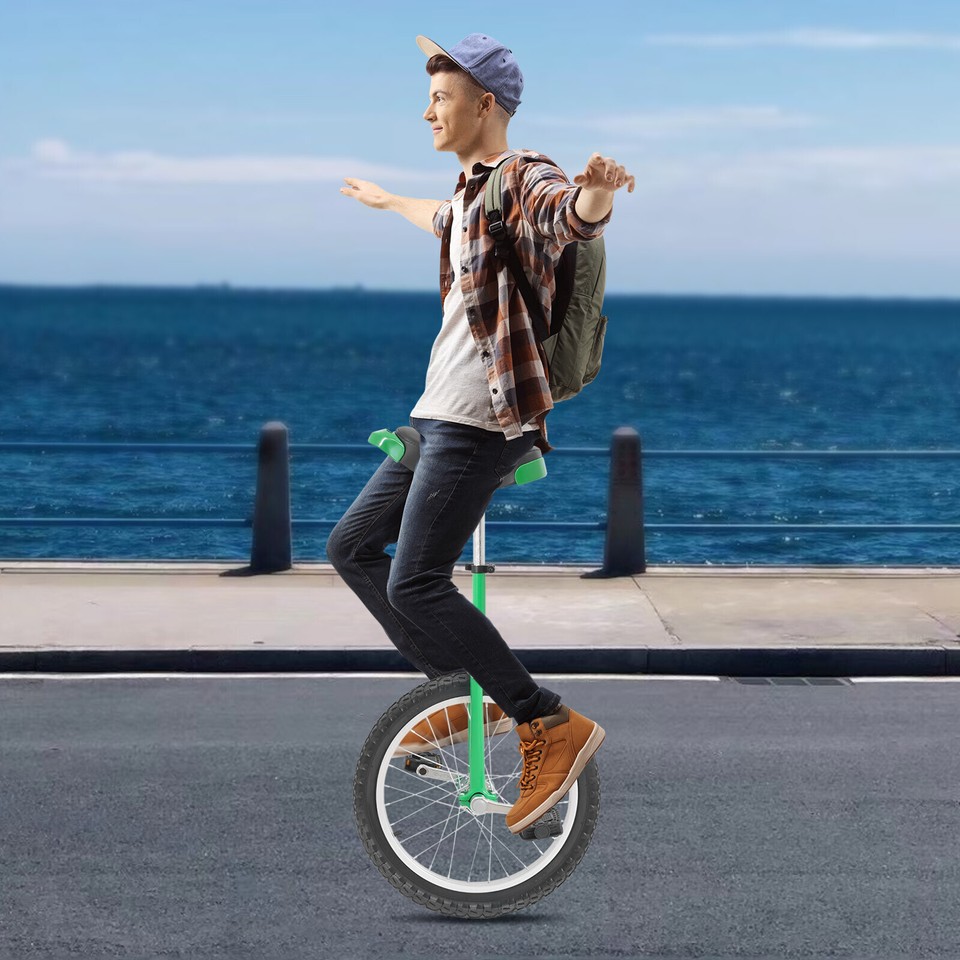 Adjustable Exercise Unicycle, Outdoor Unicycle, One Wheel Bike | eBay