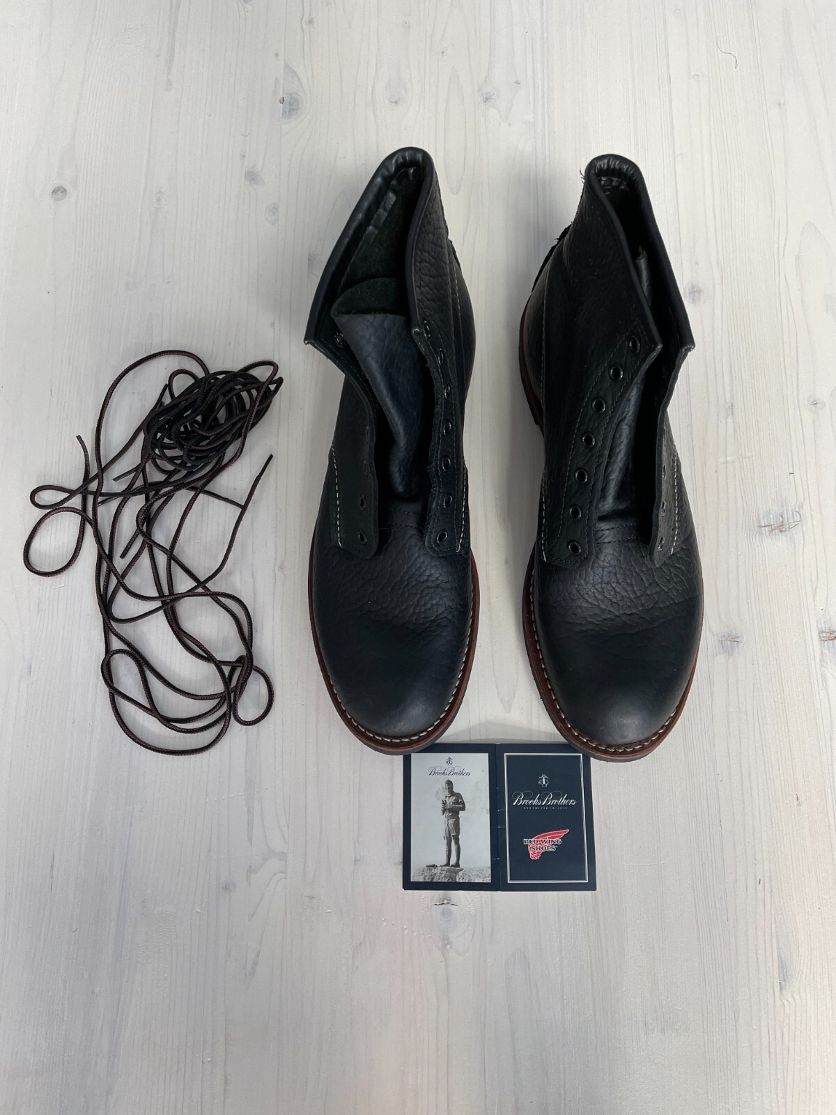 Red Wing X Brooks Brothers 6 Beckman Bison Leather Boots 4557 Mens ...