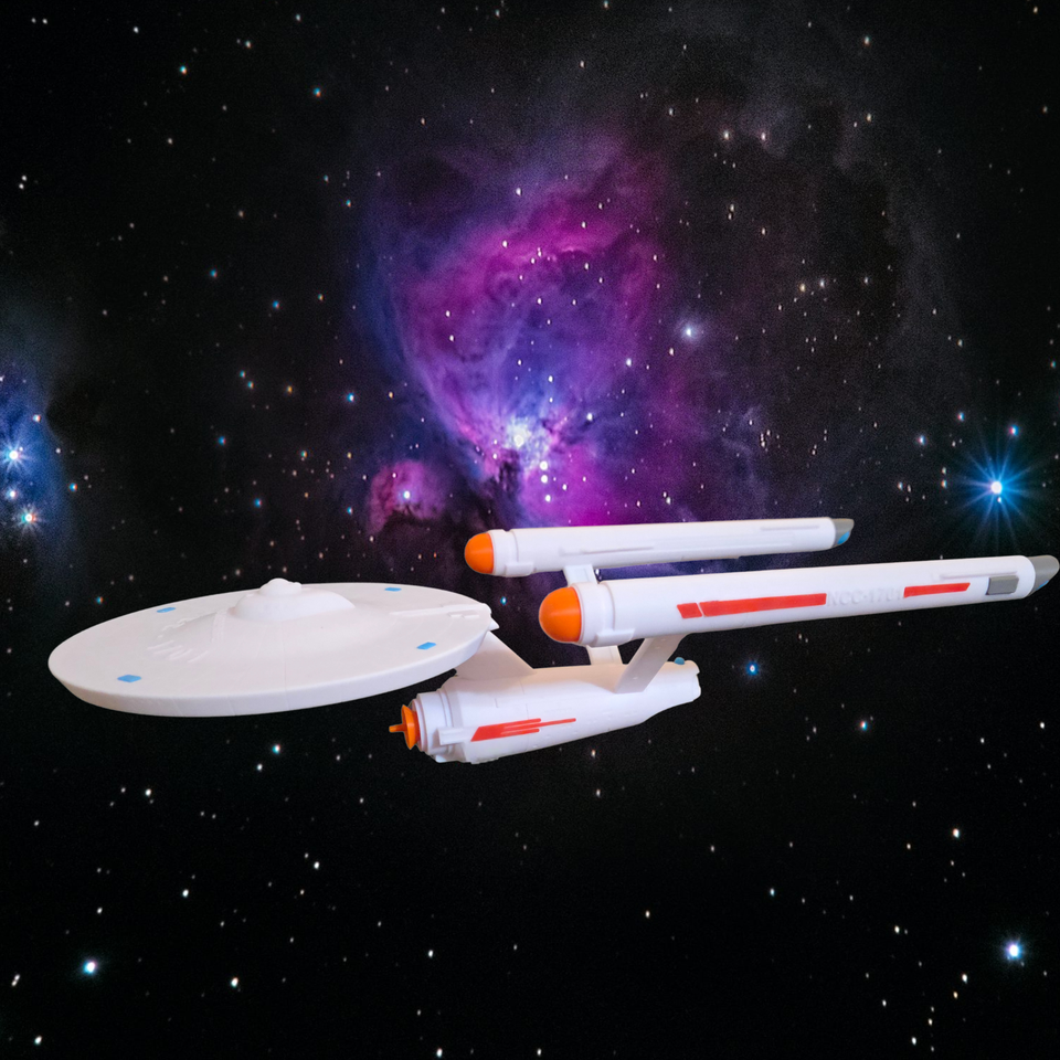 15" Star Trek U.S.S. Enterprise NCC-1701 with Stand | 3D Printed | eBay