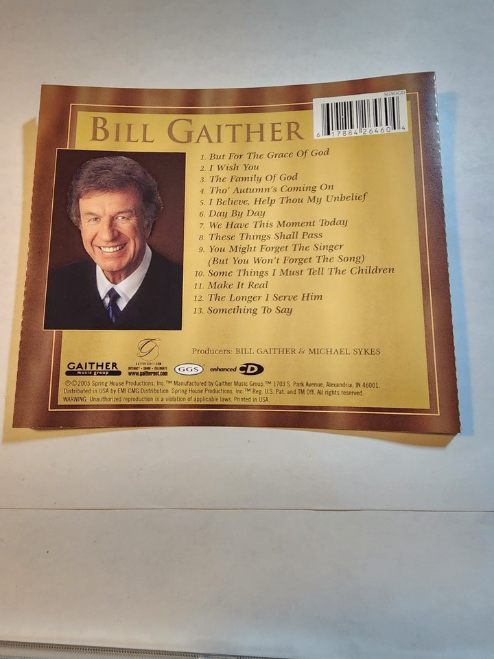 Bill Gaither - William Gaither VG+/EX CD36 | eBay