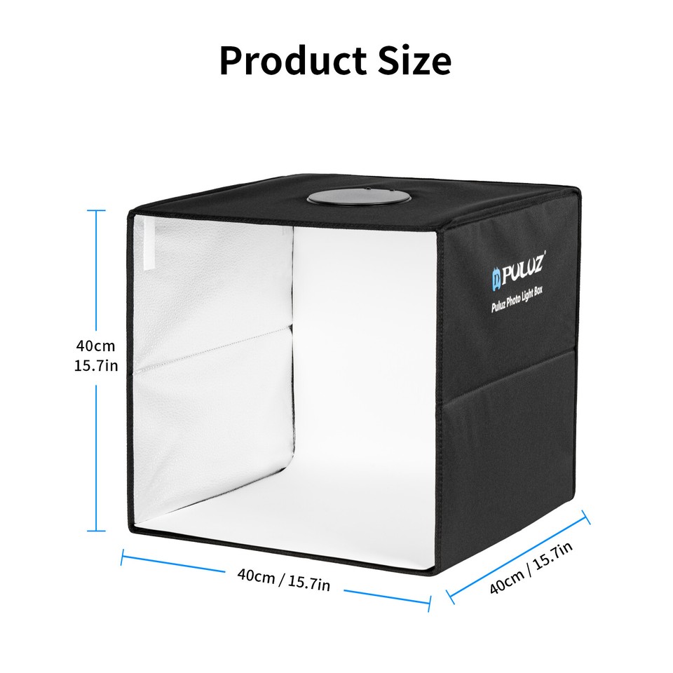 16x16“ LED Light Box Tent Portable Photo Studio Photography Shooting ...