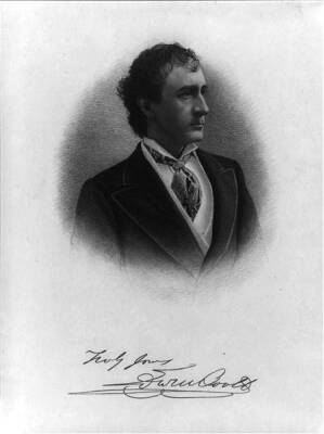 Edwin Thomas Booth,1833-1893,American actor,founded Booth's Theatre in ...