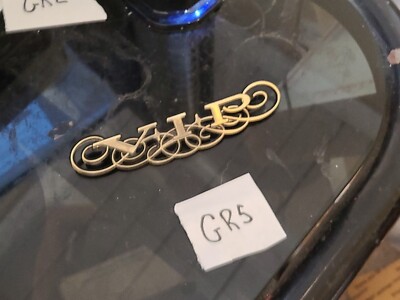 VINTAGE DODGE GOLD VIP METAL EMBLEM OEM ..MOPAR BIN GR5 | eBay