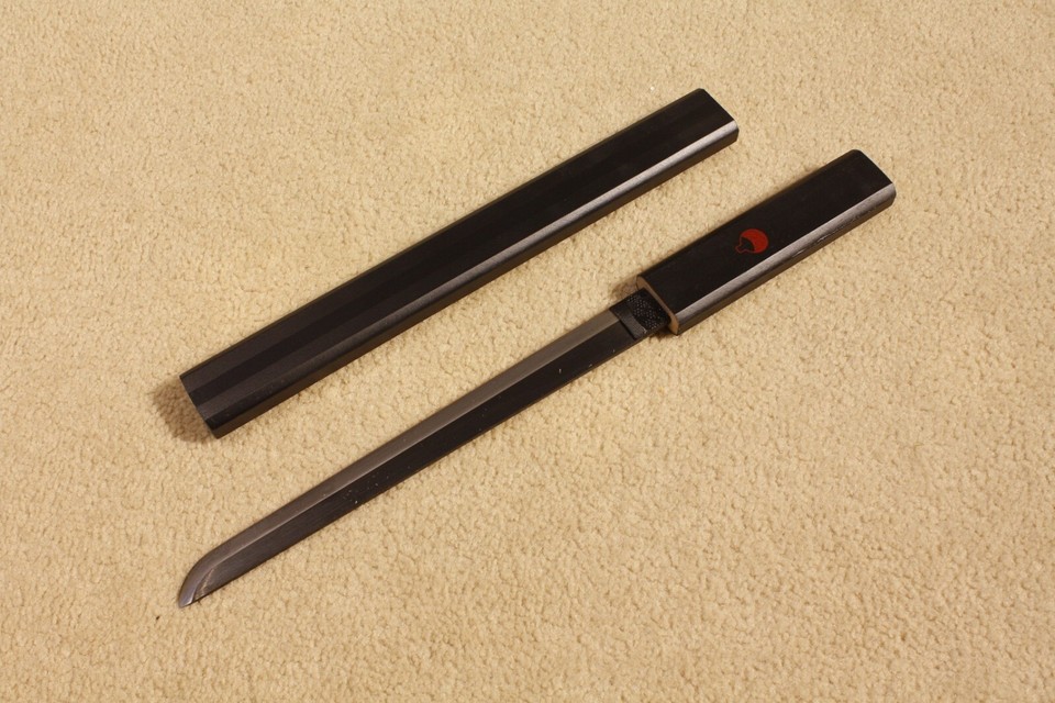 S0901 ANIME NARUTO SASUKE KUSANAGI GRASS CUTTER SWORD GUN METAL BLADE ...