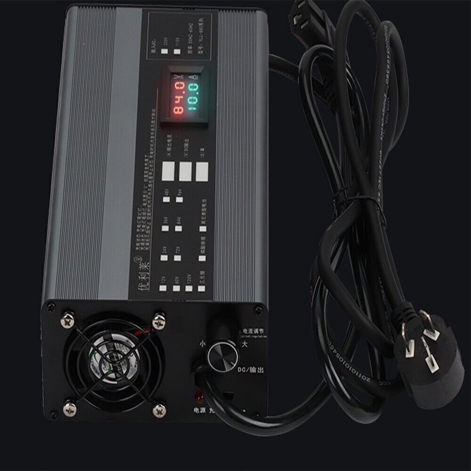48V/60V/72V Fast Charging Li-ion Lifepo4 Lithium Battery Charger Adjust ...